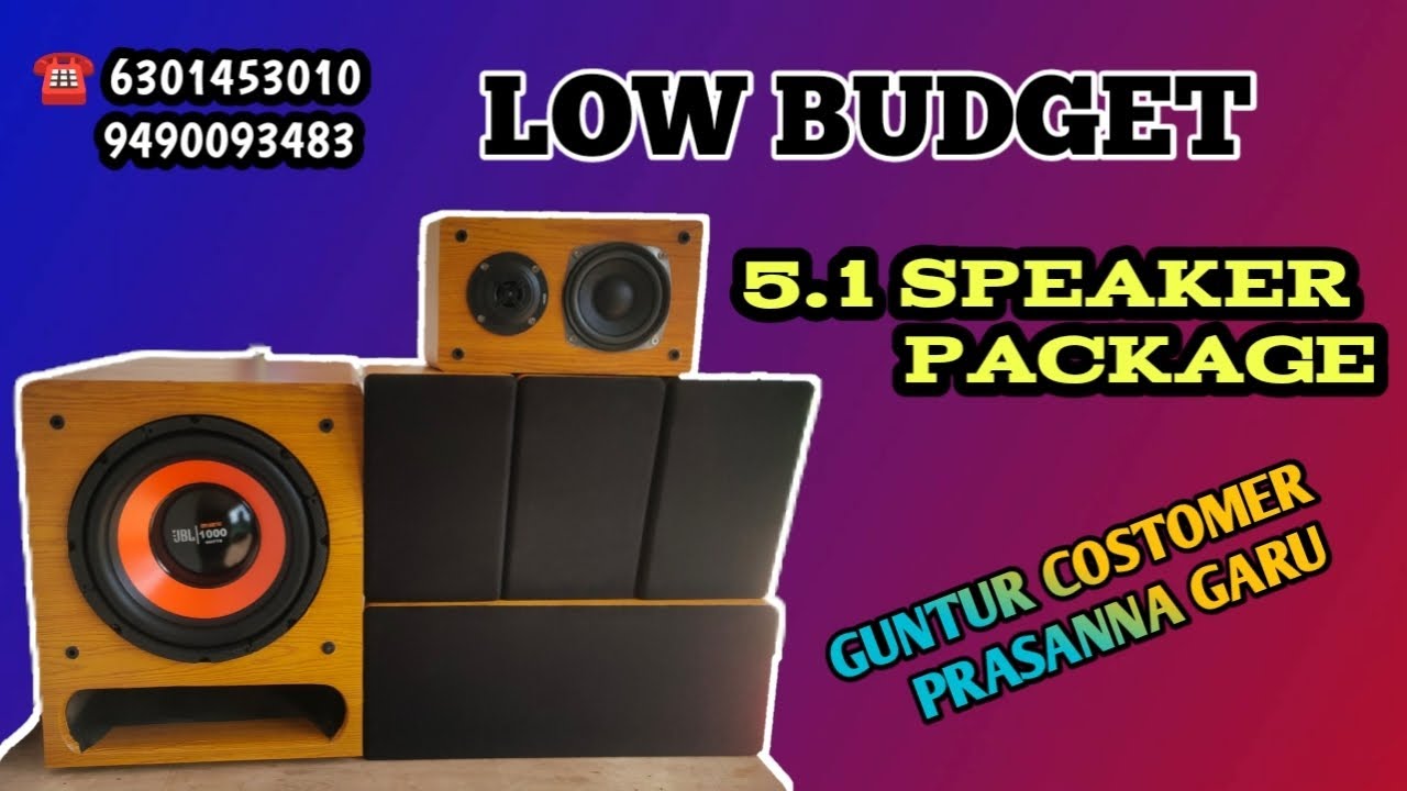LOW BUDGET DOLBY DTS SURROUND SPEAKER PACKAGE. GARUDA AUDIOS - YouTube