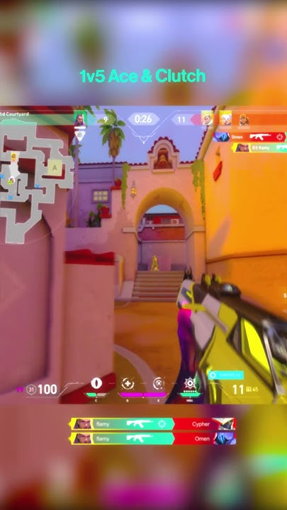 9 11 ace and clutch 1v5 in ascendant lobby - YouTube