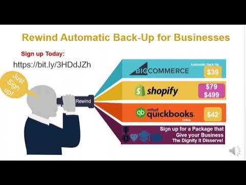 HOW REWIND AUTOMATIC BACKUP & DATA RECOVERY WORK FOR ONLINE STORES| BIGCOMMERCE, SHOPIFY ...