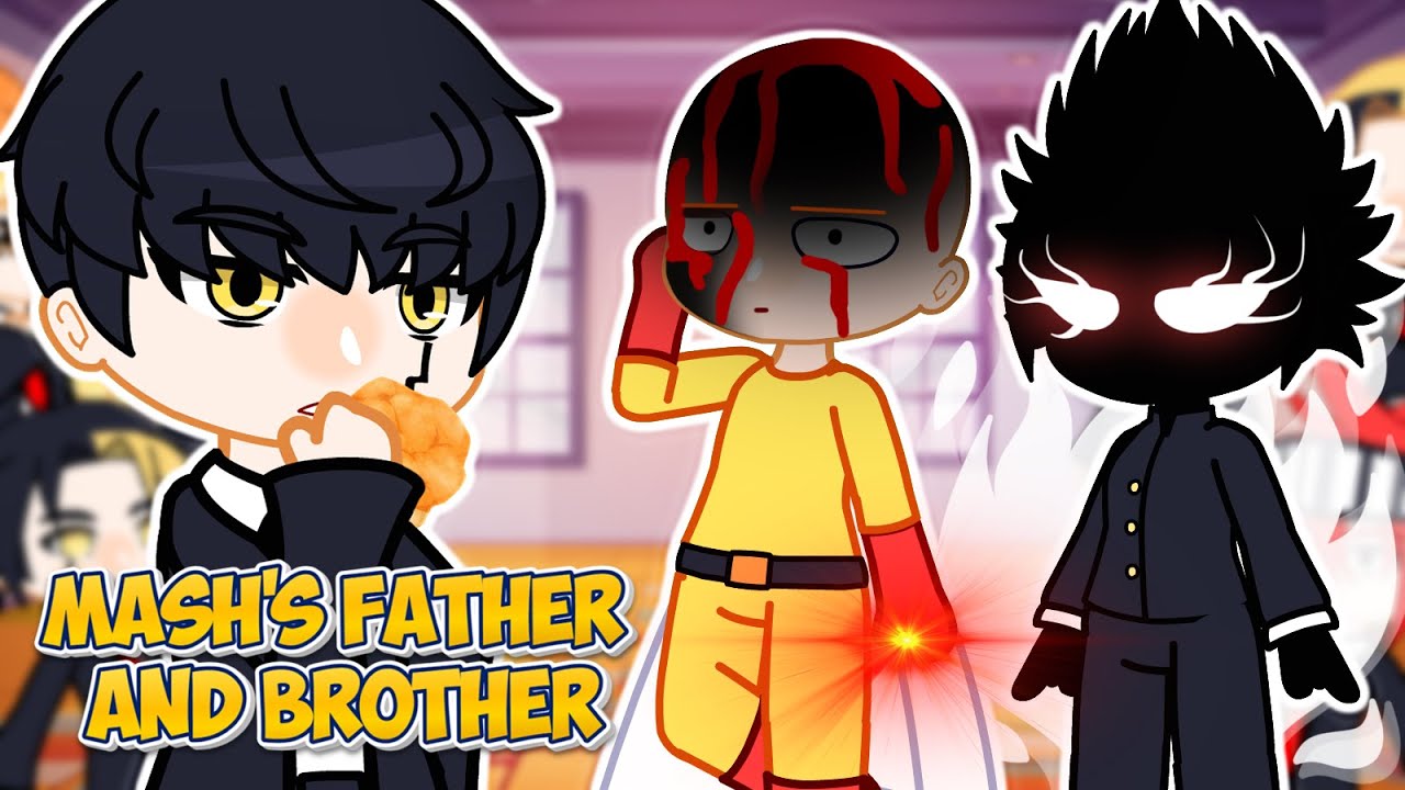 Mashle React to Mash's family Saitama and Mob 🇺🇸🇧🇷 | Gacha Club | Gacha ...