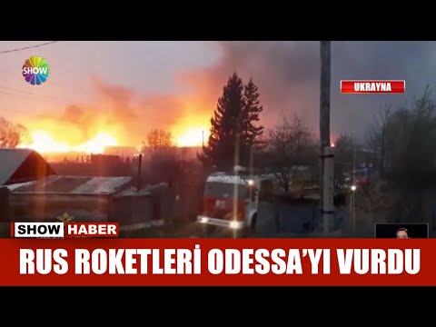Rus roketleri Odessa'yı vurdu