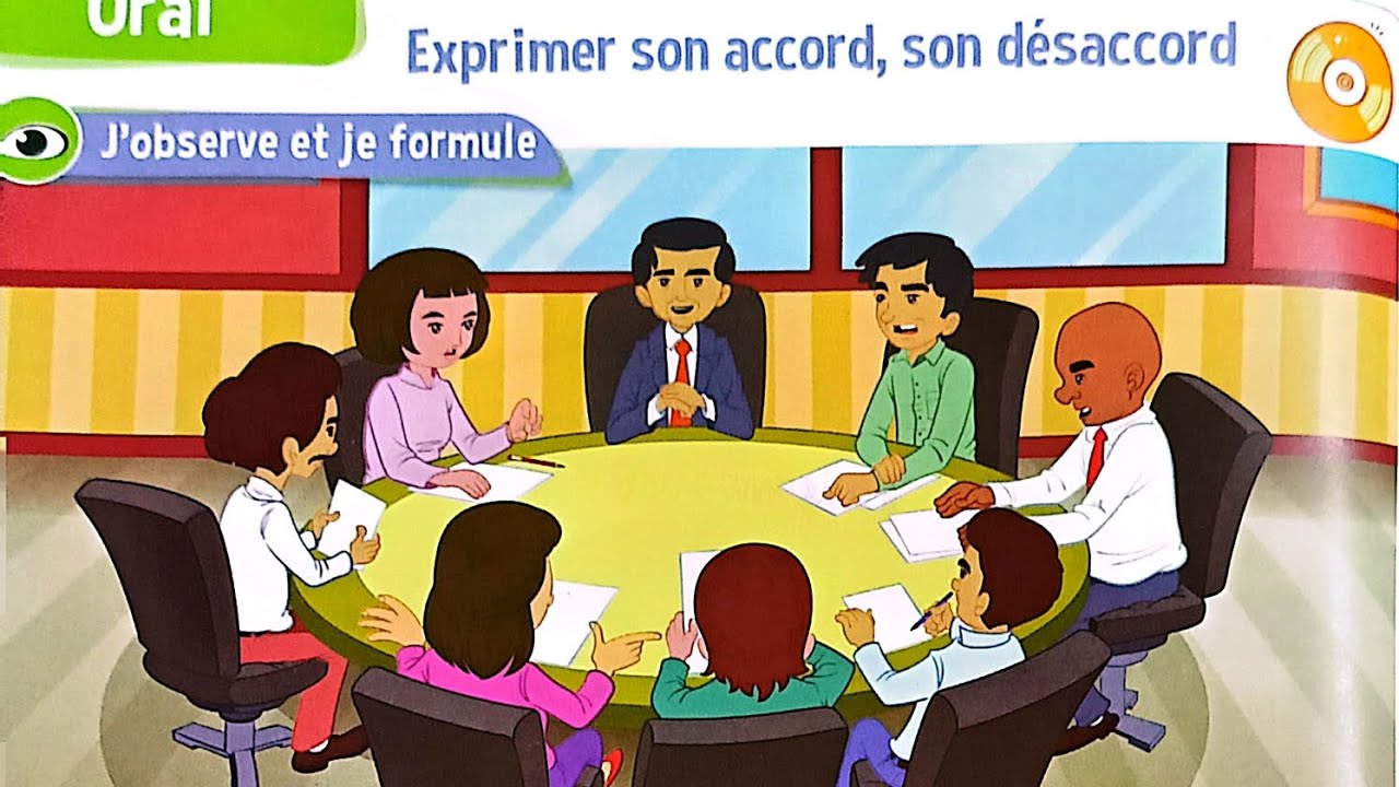 Exprimer son accord, son désaccord ( dialogue 7 ) / le trésor des mots ...