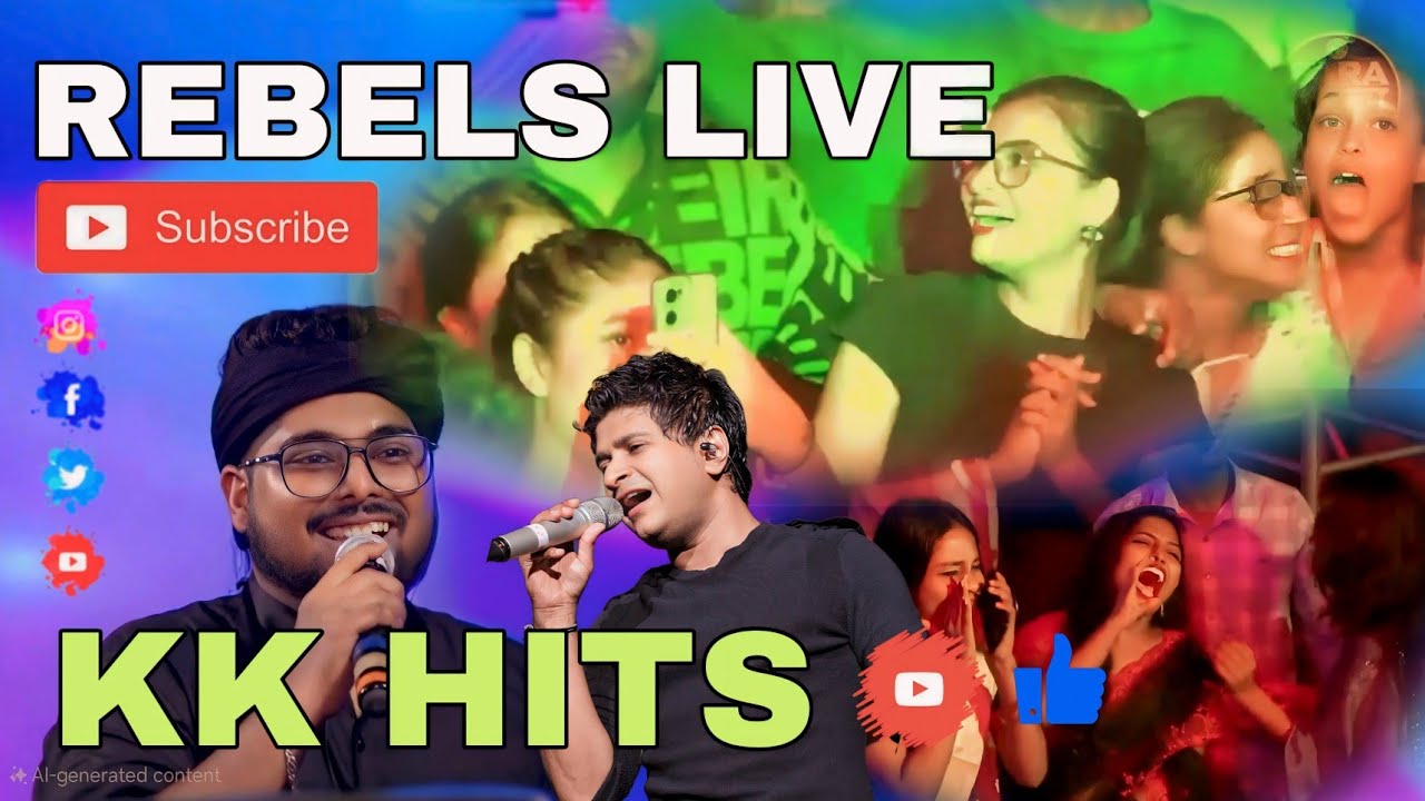 Kk Songs live mashup || A small tribute to Kk || Love Songs || Live ...