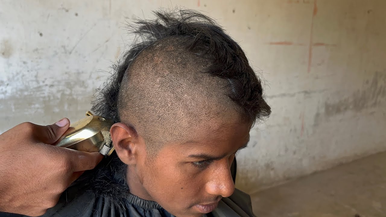 Full Head Clean Shave Transformation | Machine Head Shave - YouTube