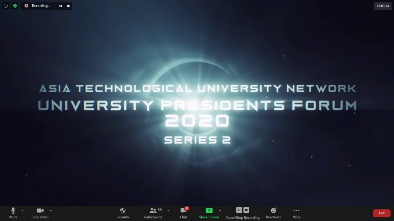 ATU-Net Virtual University Presidents Forum 2020 Series 2 - YouTube