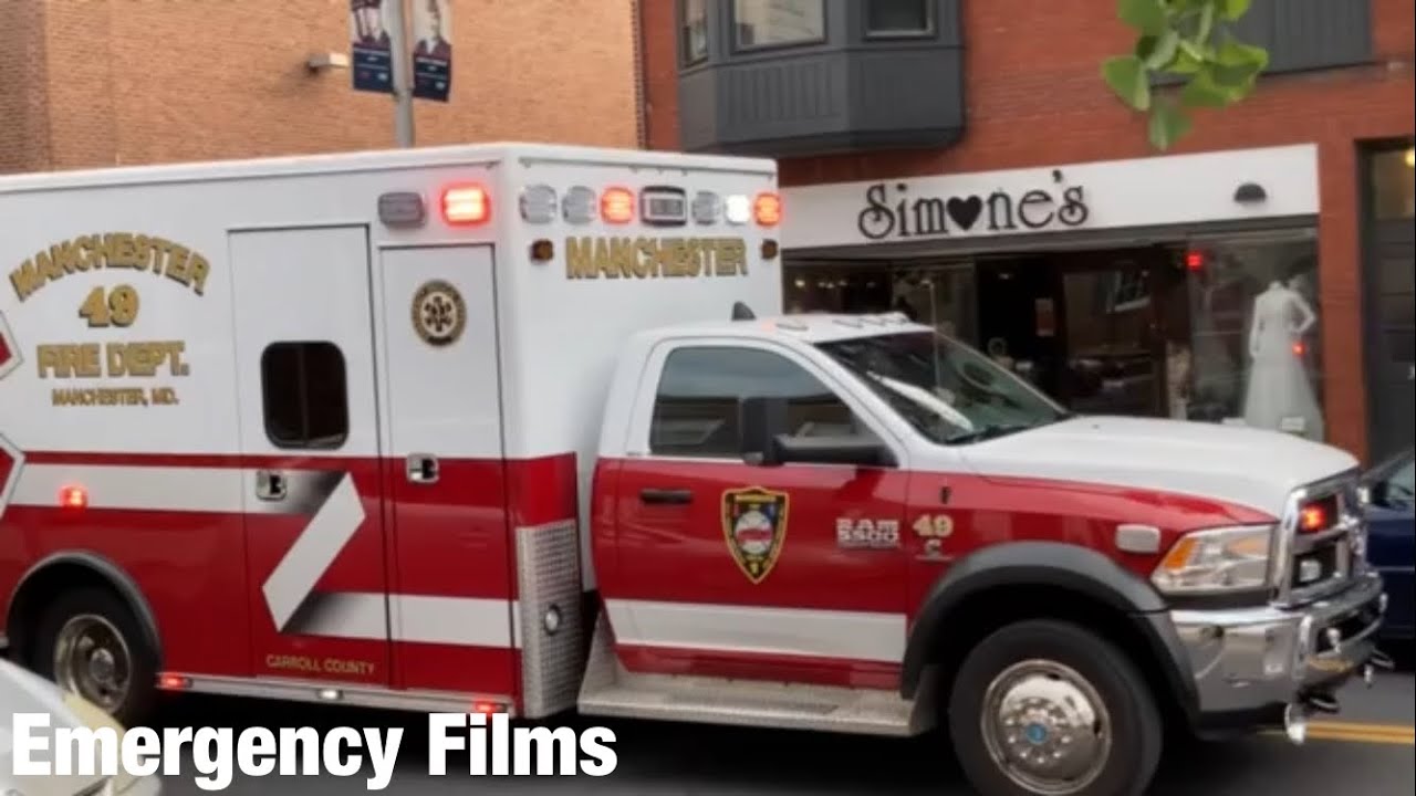 Manchester Volunteer Fire Department | Medic 49 Response | Emergency ...