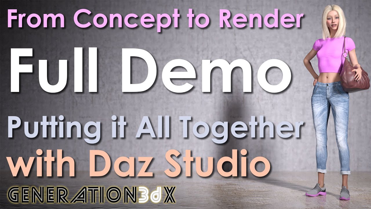 Crafting the Perfect Scene: Concept to Render - Full Daz Scene Demo ...