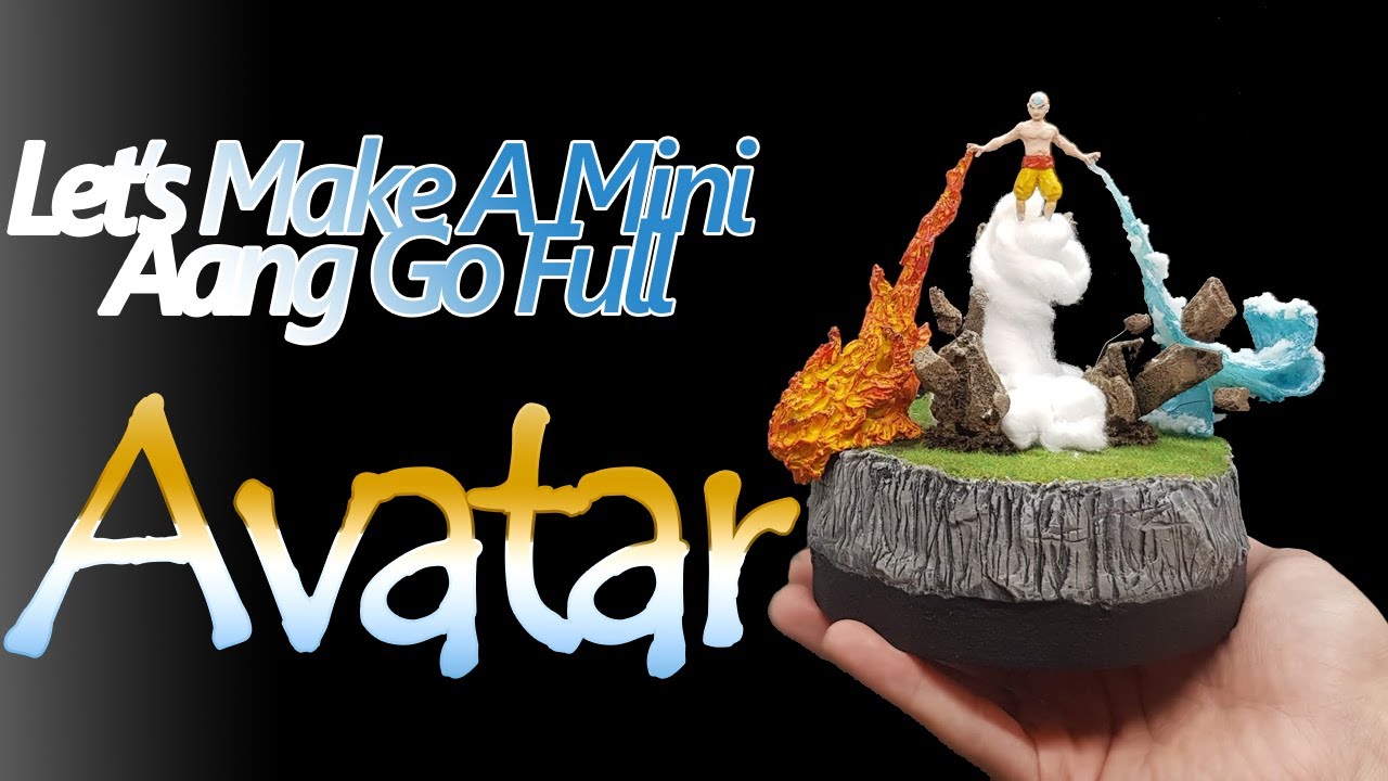 How to Make Avatar Aang in Full Avatar State // Polymer Clay Tutorial ...