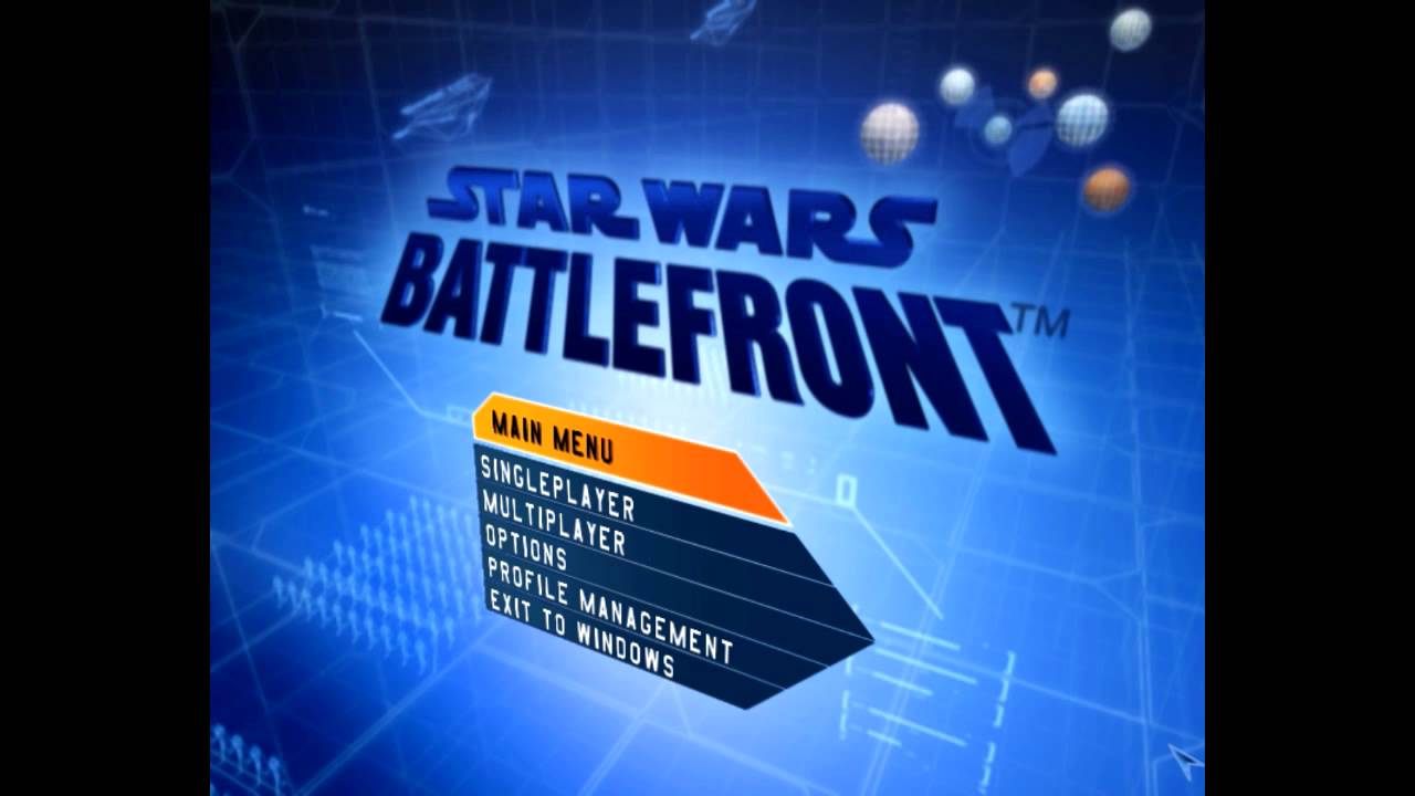 Star Wars Battlefront - Main Menu - YouTube