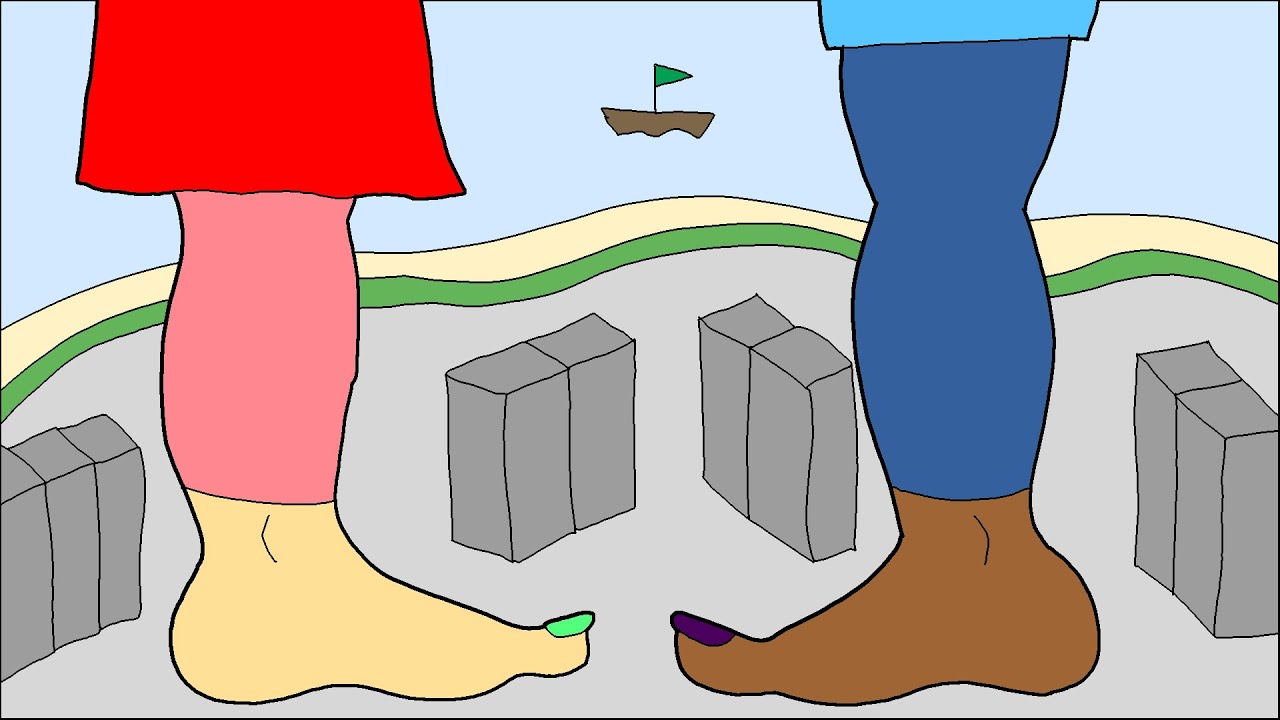 ROLL LIGHT AND SUNA LIGHT GIANTESS FOOT FEET MEGAMAN DRAWING TIMELAPSE ...