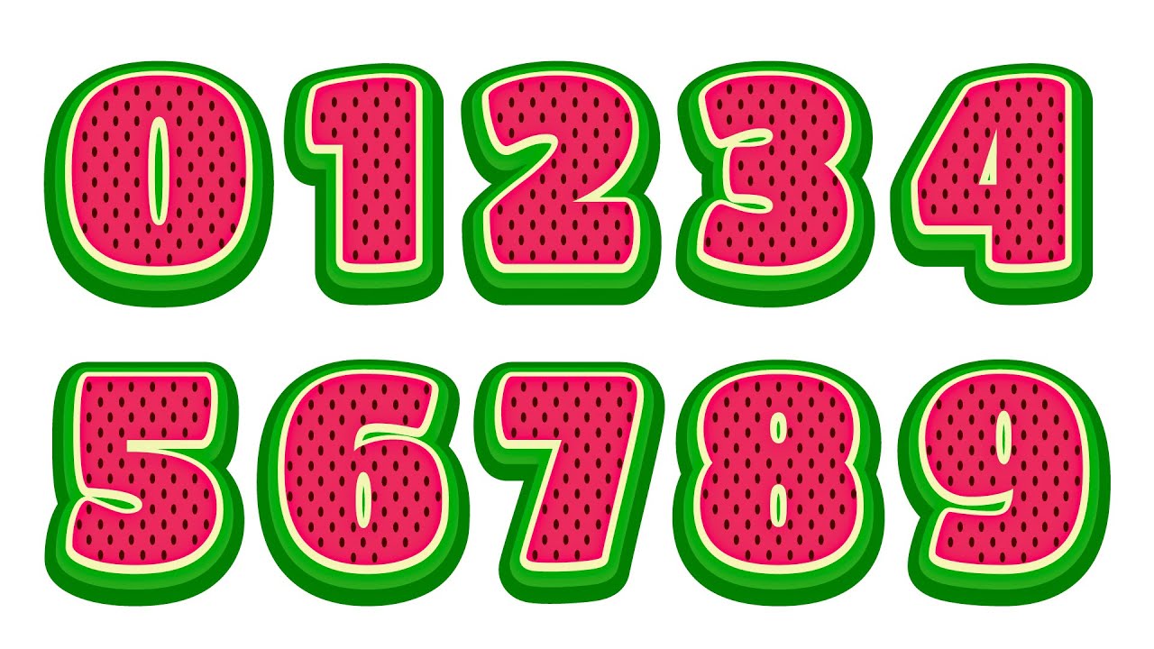 Learn Numbers with Watermelon! 🍉 | Counting 1-100 for Kids | Number ...