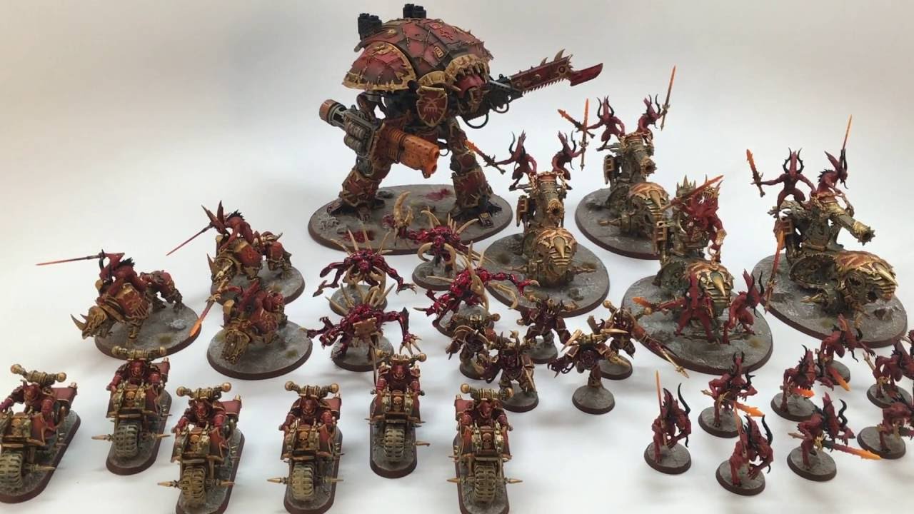 Khorne Daemonkin Army - YouTube