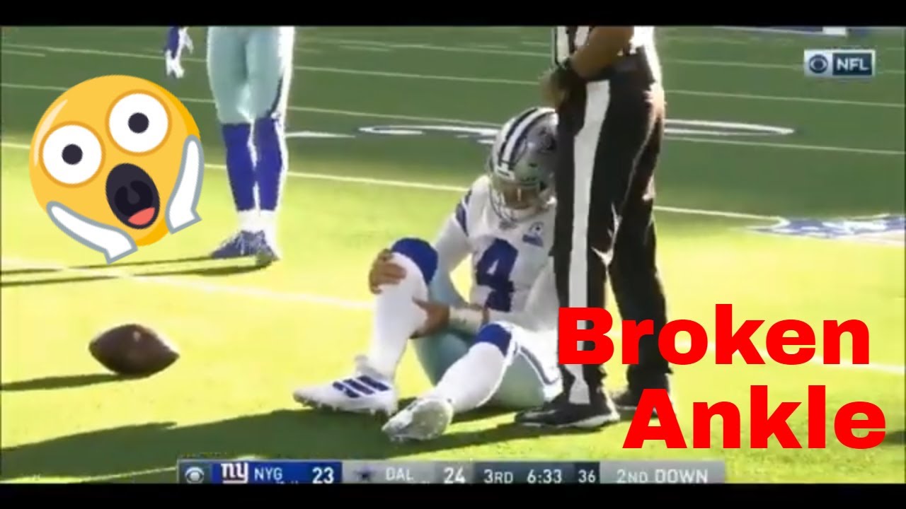 Dak Prescott Broken Injury Clip - YouTube