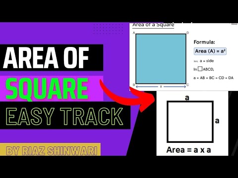 Area of a square 🟥. Definition of a square. Formula of a square 🟨 ...