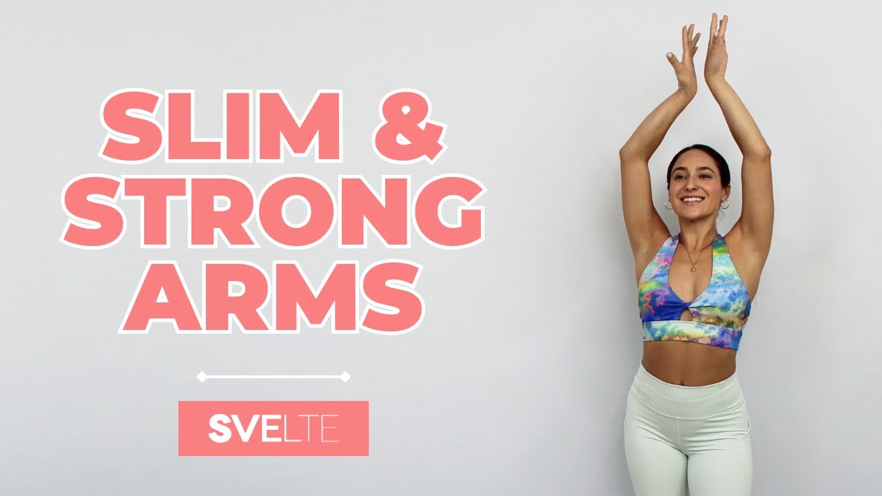 Slim & Strong Arms | Fat-Burning Workout | No Equipment - YouTube