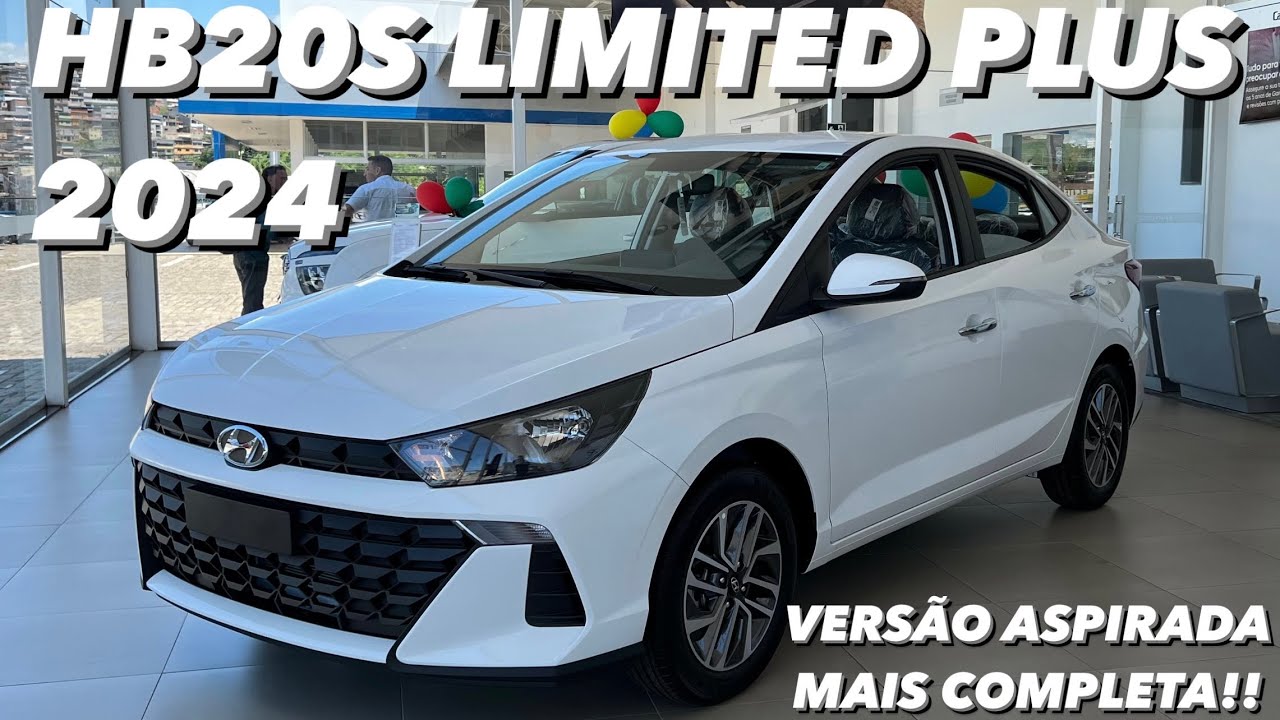 Hyundai HB20S Limited Plus 2024 - Versão aspirada mais completa do ...