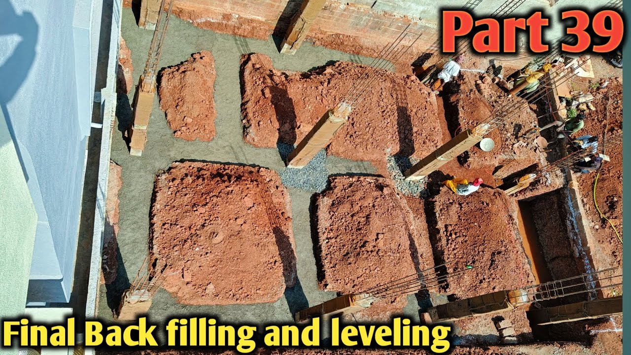 part 39 Levelling and Back Filling Boulder for basement wall final ...