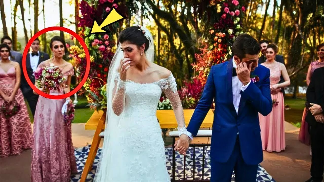 Η νύφη ΣΤΑΜΑΤΑ την τελετή αμέσως μόλις είδε αυτή τη λεπτομέρεια ...