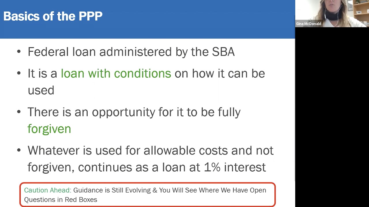Managing a Paycheck Protection Program Loan Effectively - YouTube
