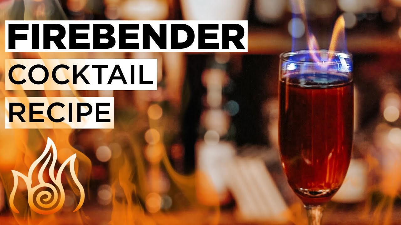 Firebender Cocktail | Avatar: The Last Airbender (Flaming Drink) - YouTube