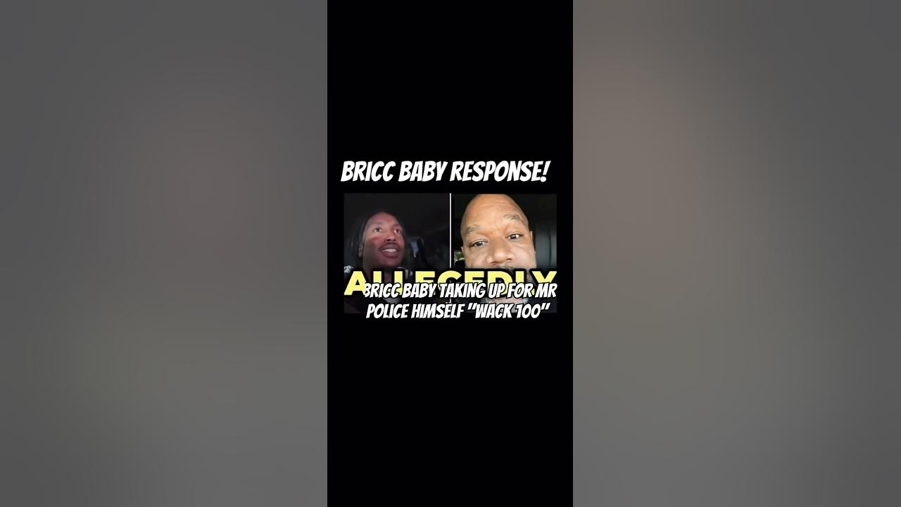 Bricc baby taking Wack 100 side 🤣 tomorrow he a be against wack tho #wack100 #briccbaby # ...