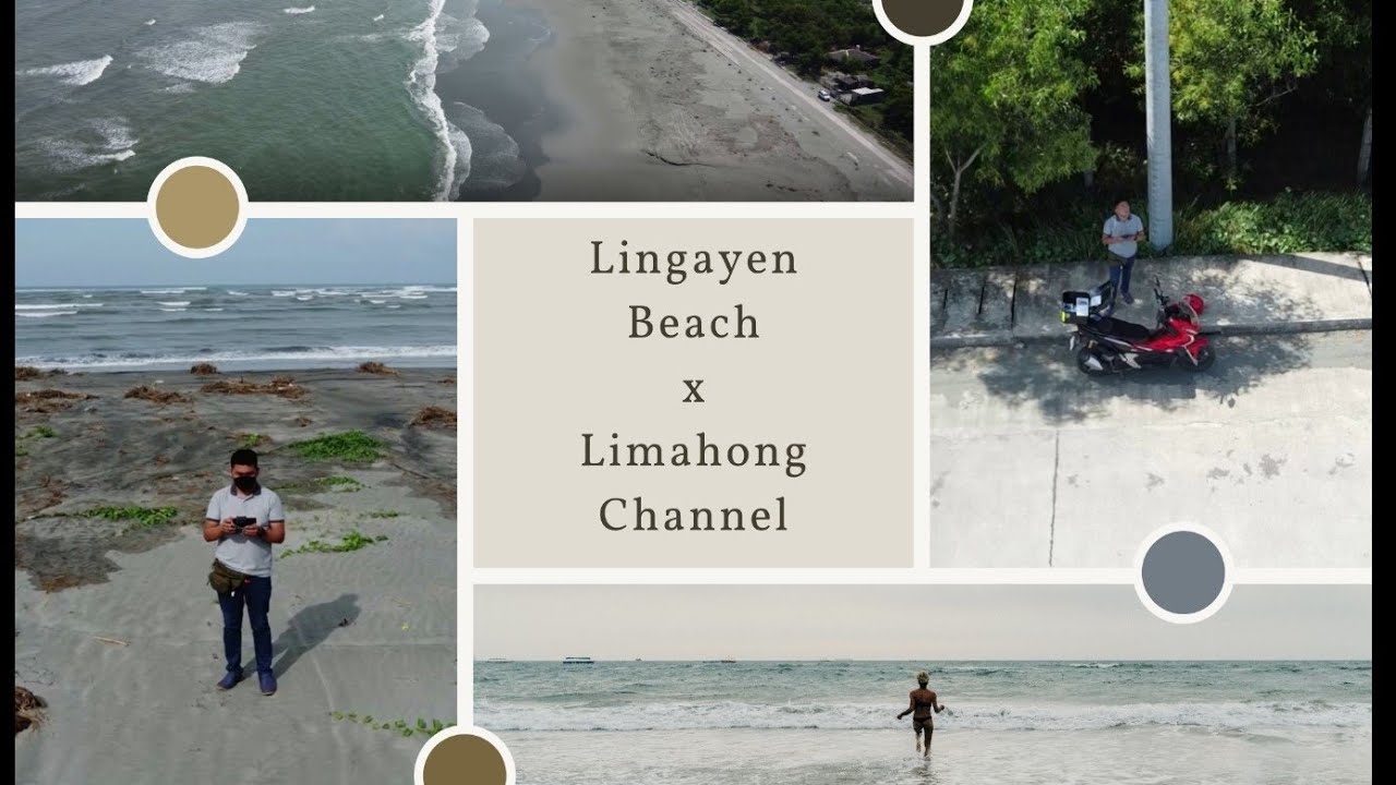 Lingayen Beach x Limahong Channel || First Drone Flight - YouTube