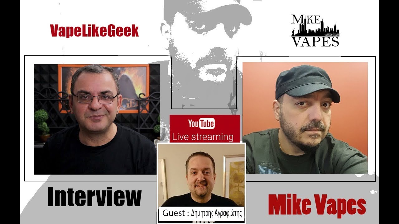 Συνέντευξη MIKE VAPES - Iconic RDA 24mm by Vandy Vape Live Review - YouTube