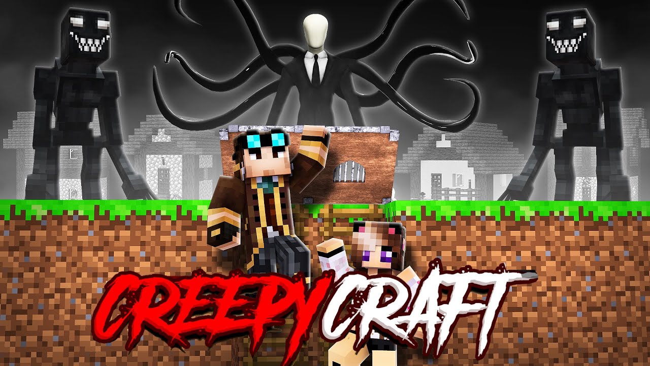 NASCONDIAMOCI DAI MOSTRI SU MINECRAFT! Creepycraft #6 - YouTube