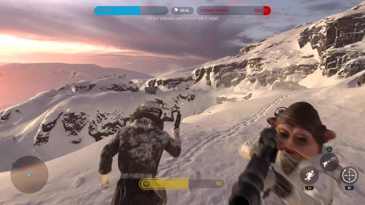 STAR WARS Battlefront Han Solo vs Boba Fett - YouTube