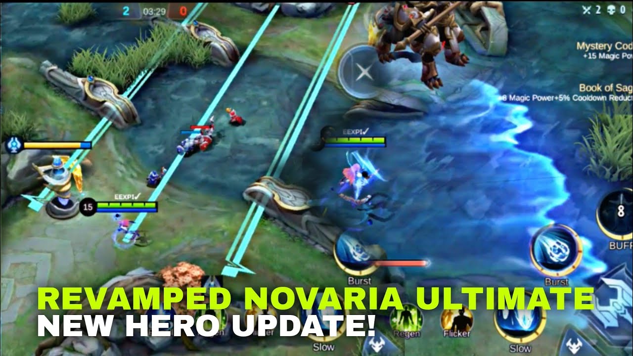 REVAMPED NOVARIA ULTIMATE SKILL MLBB! NEW HERO NOVARIA MOBILE LEGENDS ...