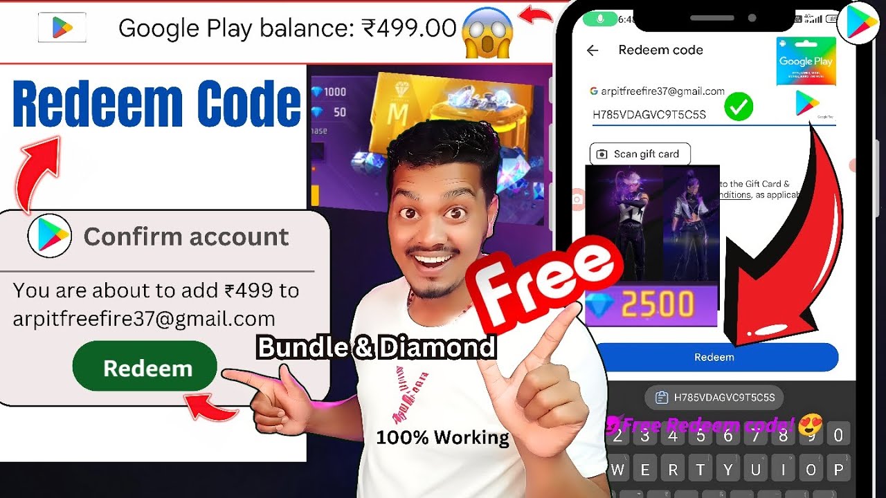 ( Redeem Codes ) free redeem code app | google play redeem code | how ...