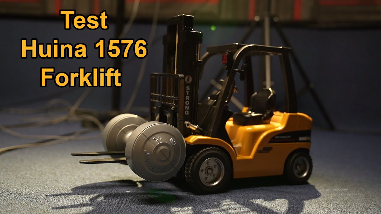 TEST DUTY Huina 1576 RC Forklift Combination - YouTube