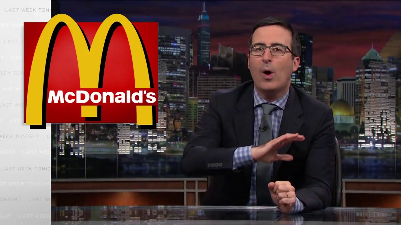 John Oliver McDonalds Ad Campaign - YouTube