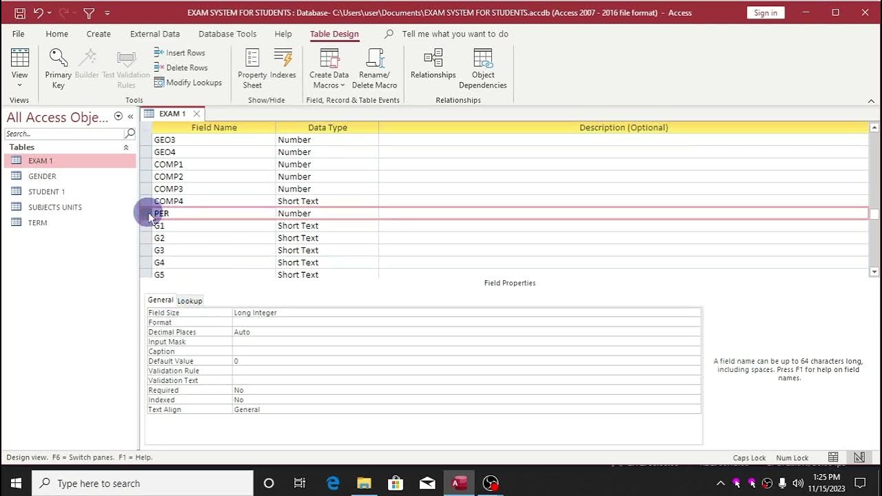 CALCULATION OF SCORES (REPORT CARD IN MS ACCESS ) CLASS 4 - YouTube