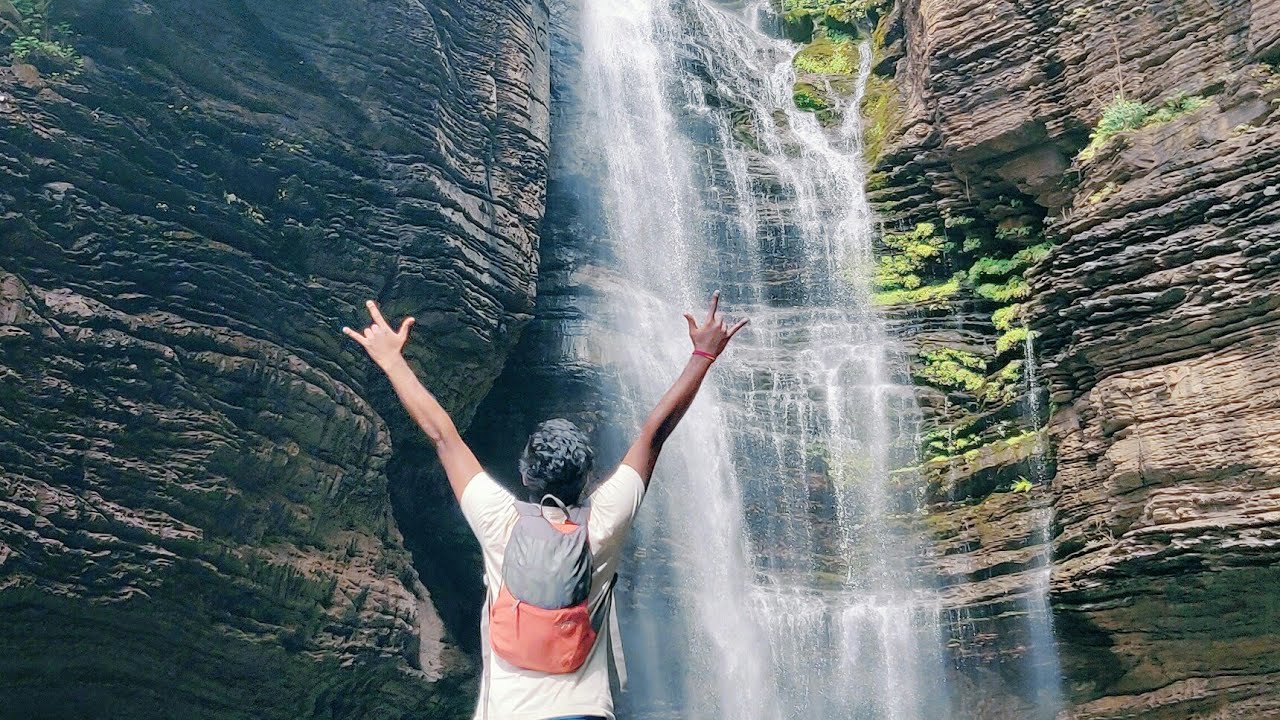 Sural hidden waterfall top places in Karnataka to visit - YouTube