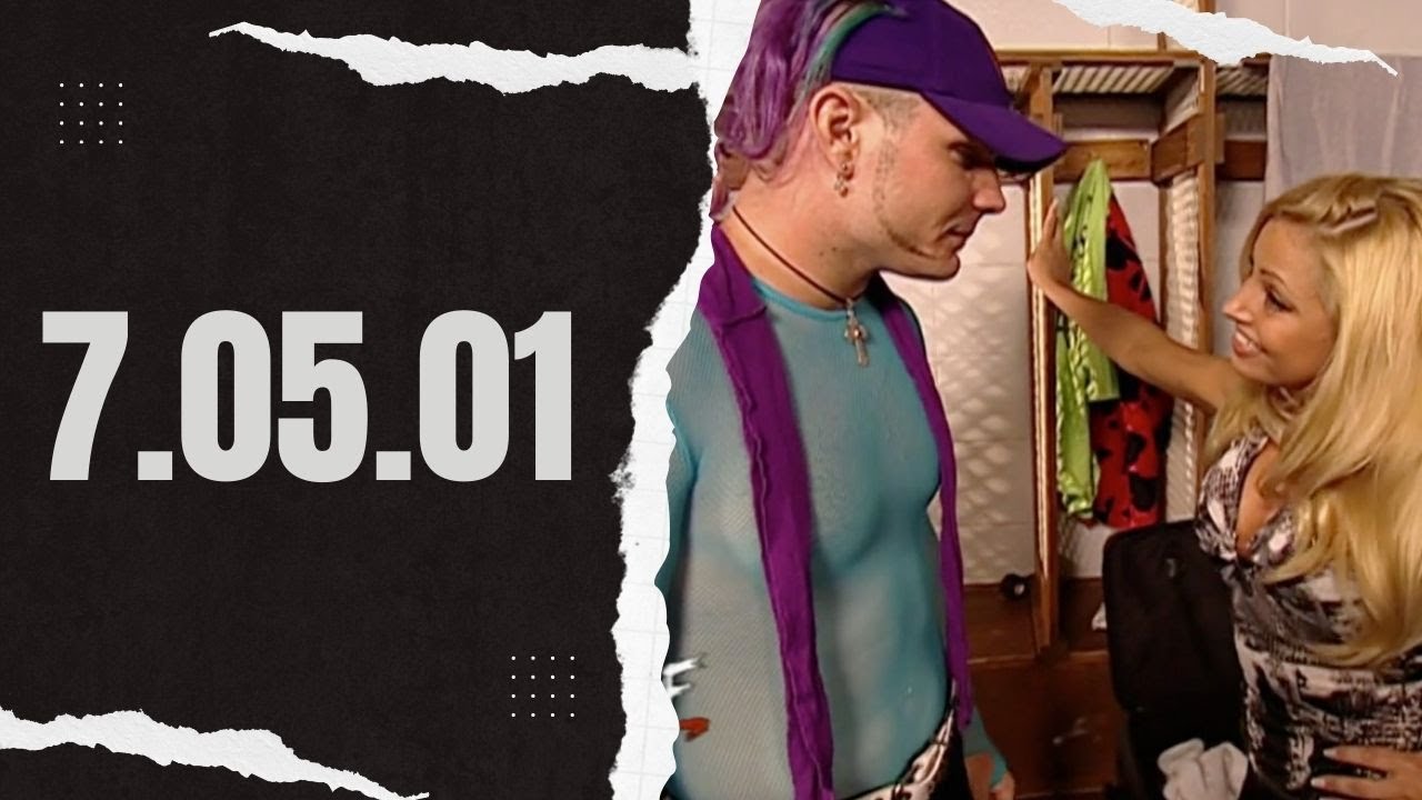 WWE Smackdown - 07.05.01 - Trish Stratus Thanks Jeff Hardy for Saving ...