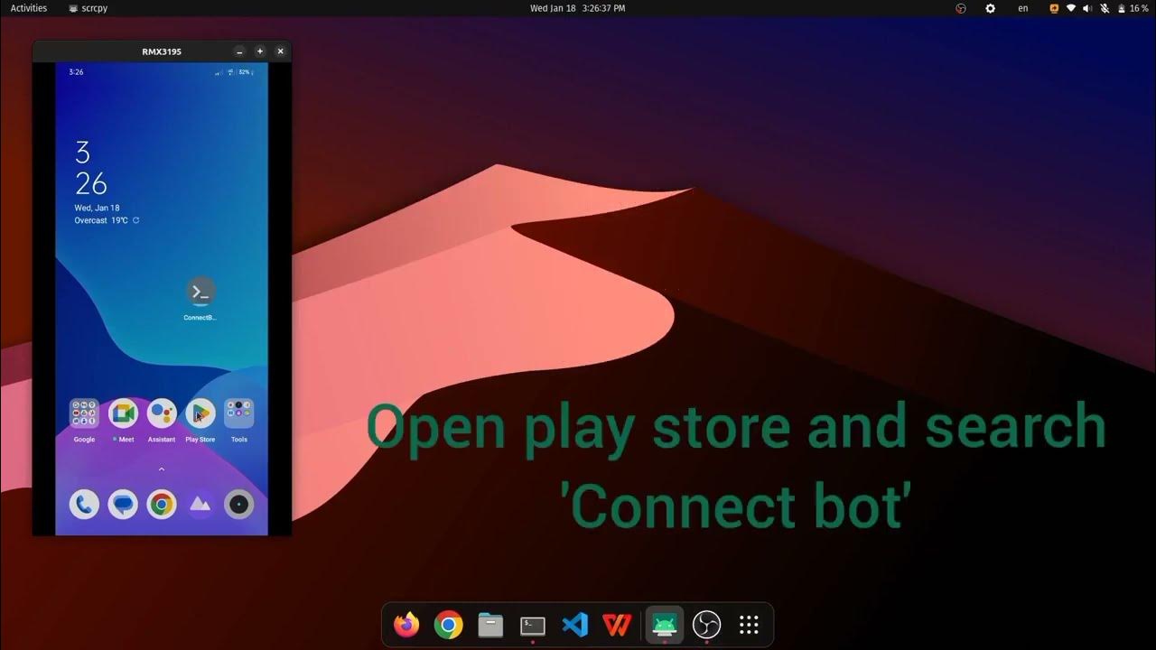 Connect Ubuntu from Android via ssh - YouTube