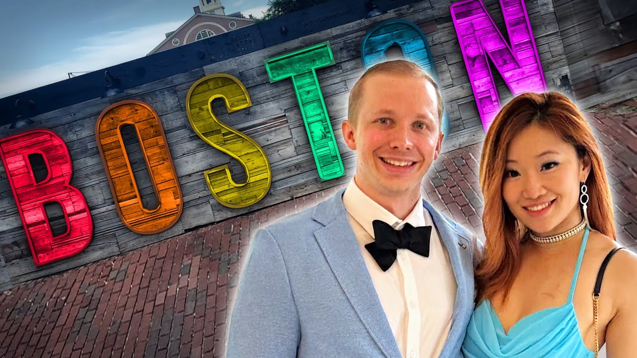 I went to BOSTON for Emongg's Wedding! - YouTube