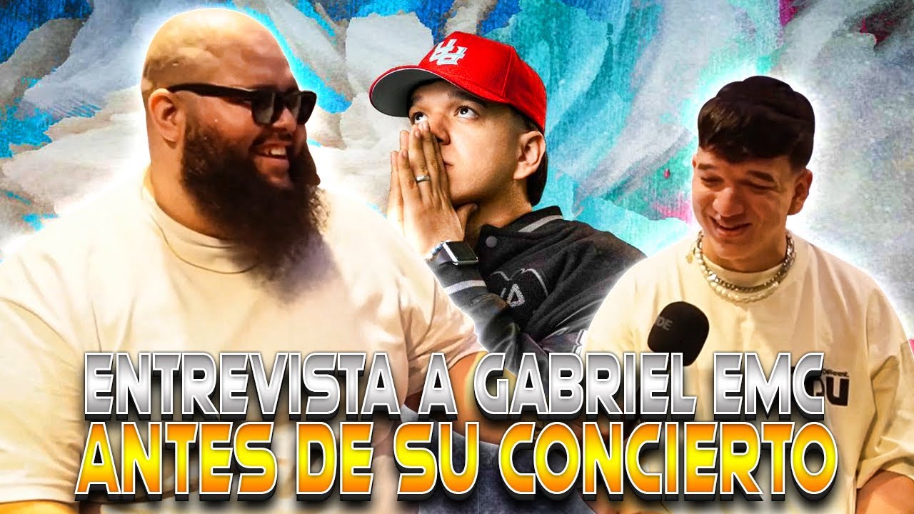 Gabriel EMC en entrevista antes su concierto en el Coca Cola Music Hall ...