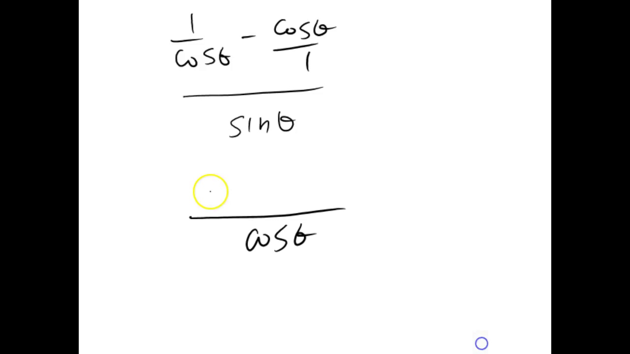 Trig Identity Proof 1: Fundamental - YouTube
