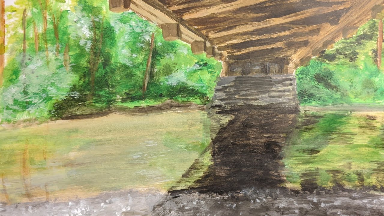 Under A Covered Bridge - Landscape - YouTube