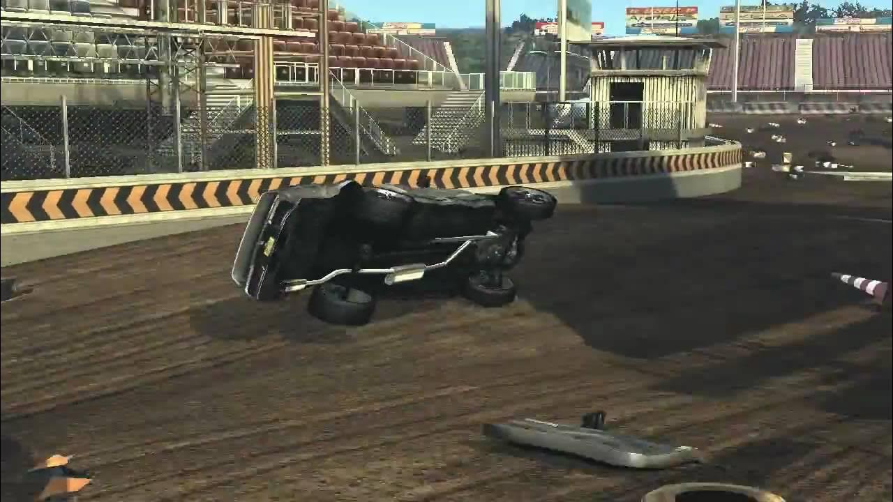 FlatOut Ultimate Carnage - Crash Alley - Single Race - 10 laps - YouTube