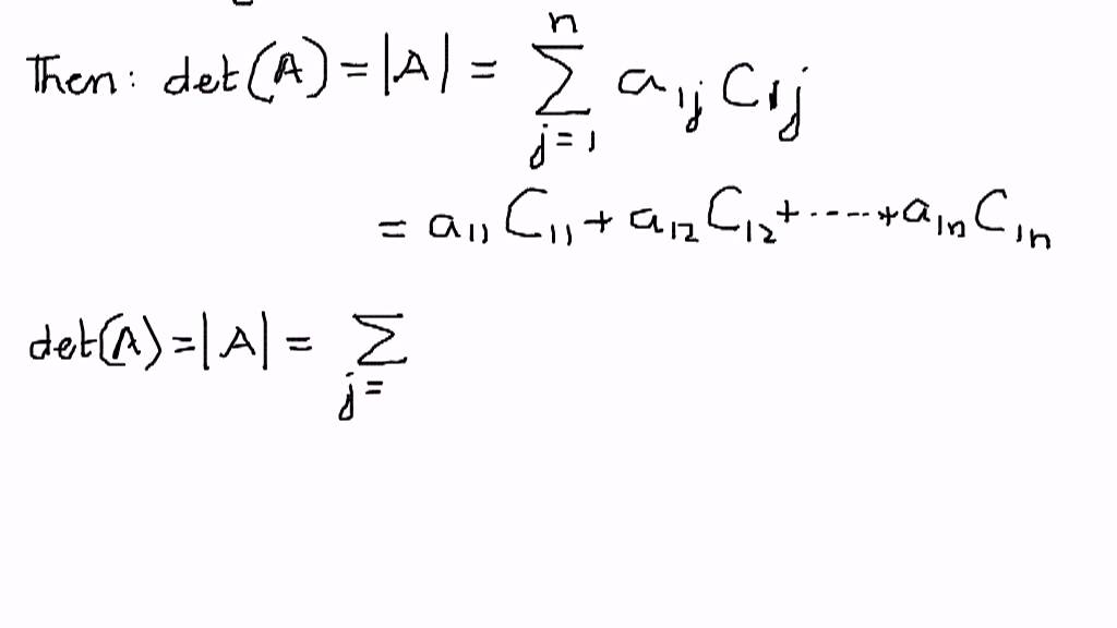 Determinants -- Definition of Determinants - YouTube