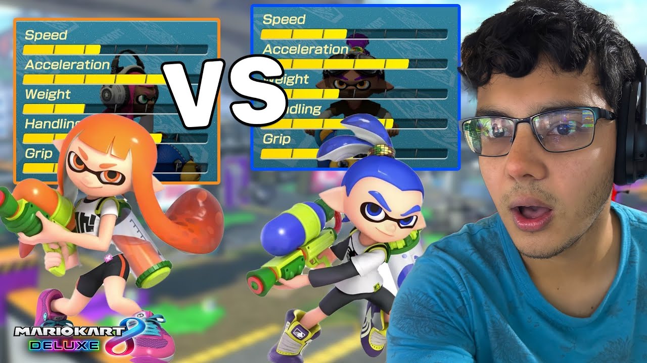 How good are the INKLINGS in Mario Kart 8 Deluxe? - YouTube