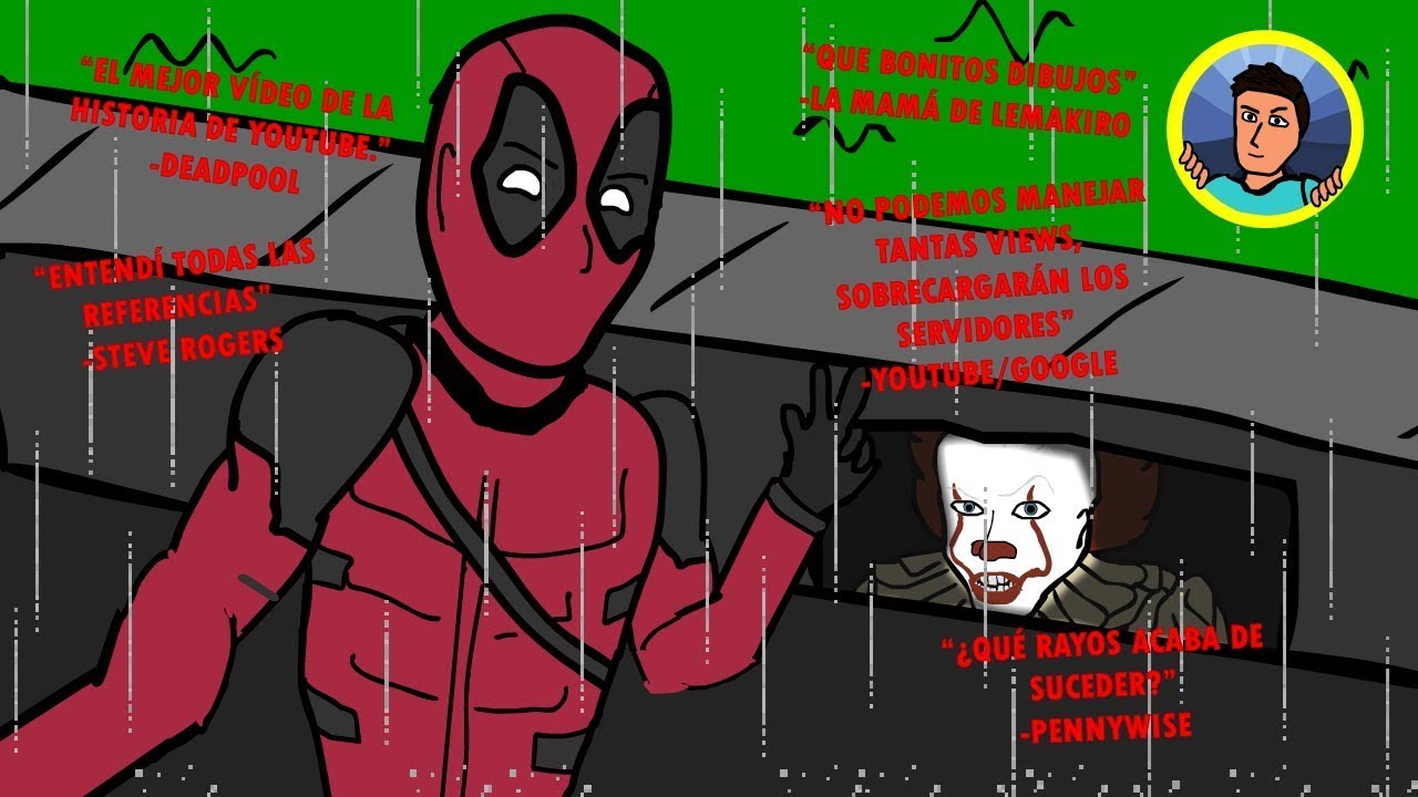 Pennywise conoce a Deadpool // Parodia animada // LeMakiro - YouTube