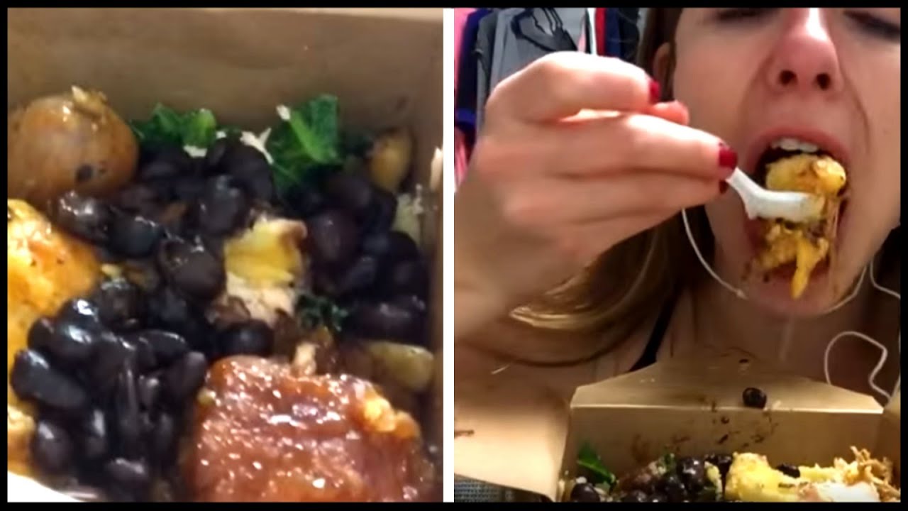 MUKBANG / ASMR - Whole Foods Buffet Mix (Beans, Orange Chicken, Mac ...