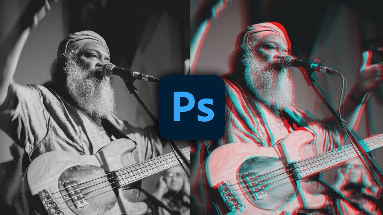 How to Create Color Split Effect In Adobe Photoshop | Adobe Photoshop ...
