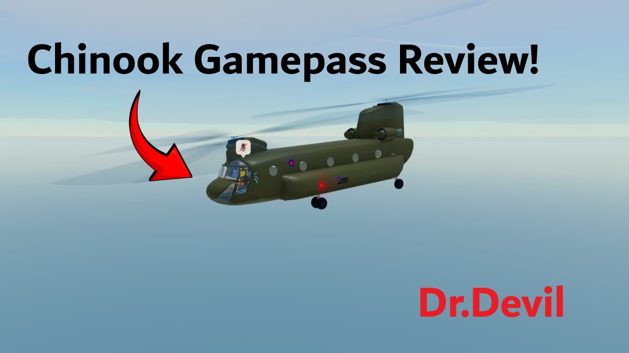 Chinook Gamepass Review PTFS! Roblox - YouTube