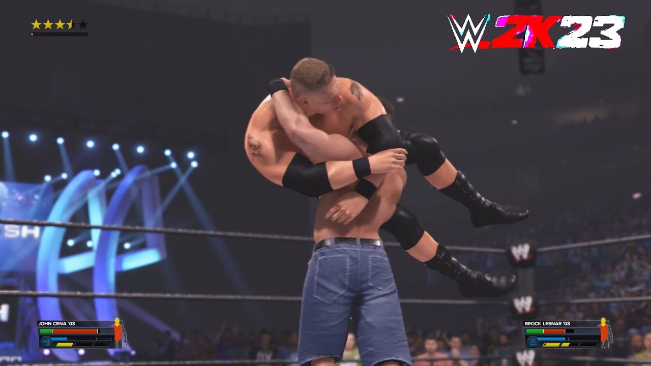 Wwe 2k23 Brock Lesnar Vs John Cena Backlash 03 Wwe Championship