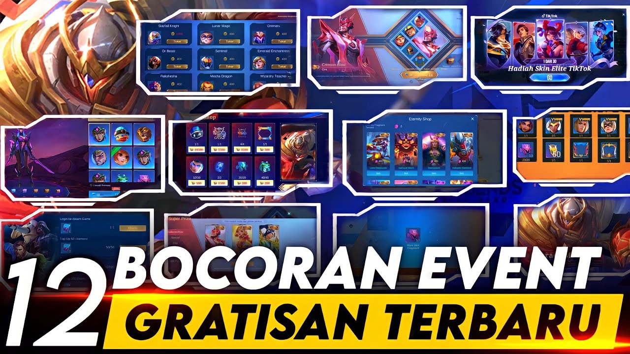 BOCORAN 12 EVENT GRATISAN TERBARU MOBILE LEGENDS EVENT TERBARU ML 2023 ...